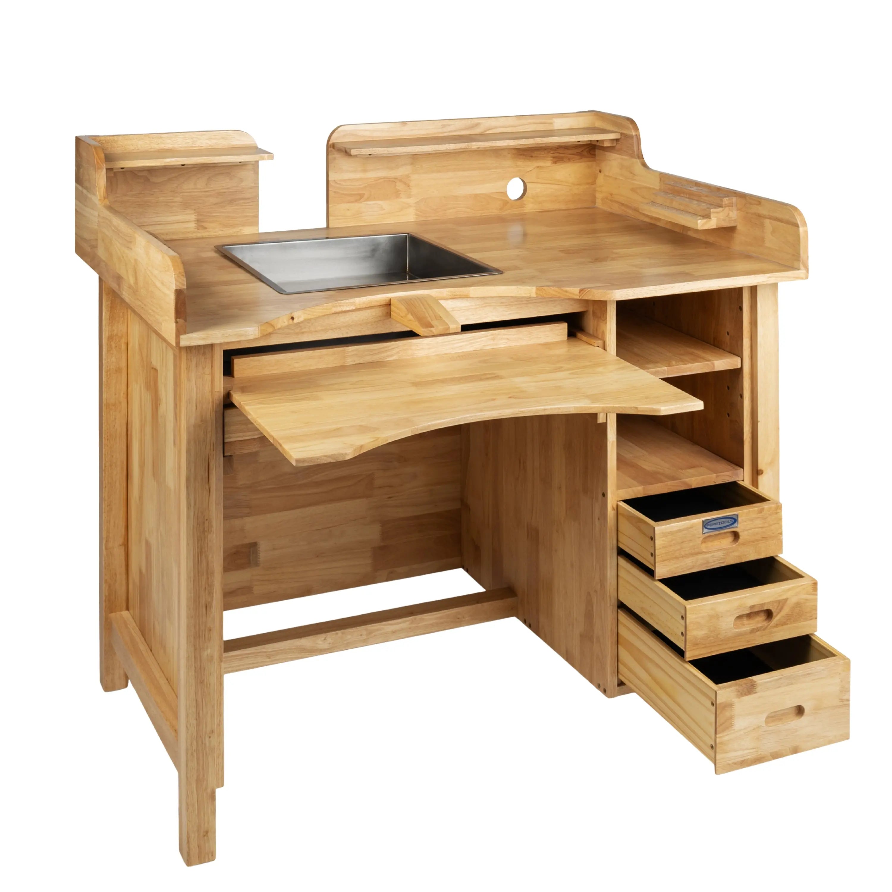 Stone Setters Workbench, Professional Series, Hardwood – GOLD TESTING ...