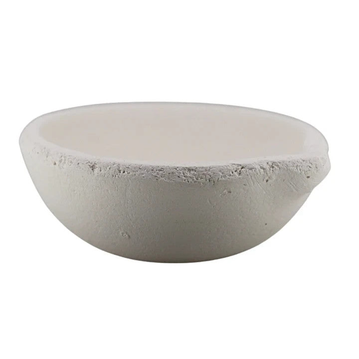 400 Gram Ceramic Alumina Crucible Dish Cup Melting Casting Refining Go ...