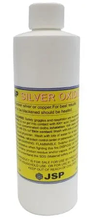 JSP Silver Oxidizer – 8 oz (Instant Black Patina Solution for Silver ...