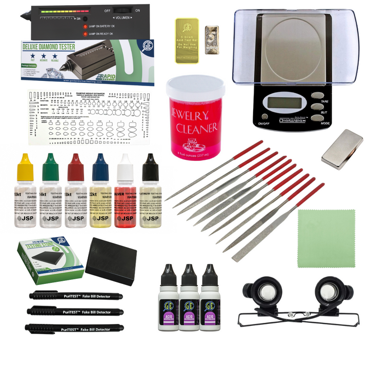 GOLD, SILVER, & PLATINUM TESTING KITS – GOLD TESTING EQUIPMENT