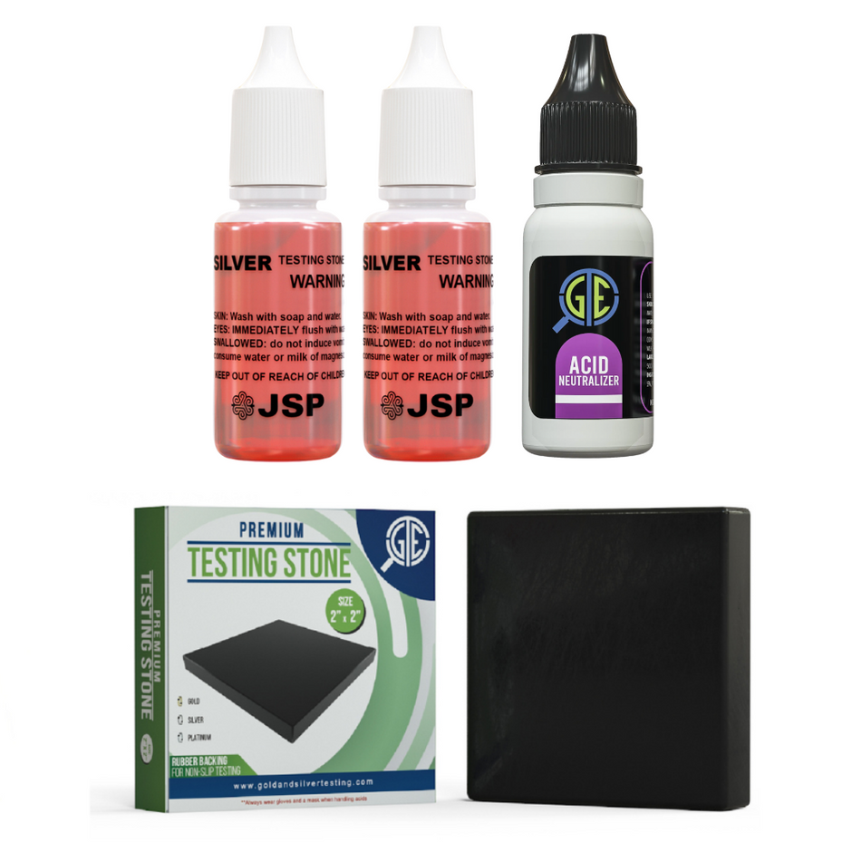 Silver Testing Kits & Acid Test Kits for Sterling (.925 & .999) | GTE ...